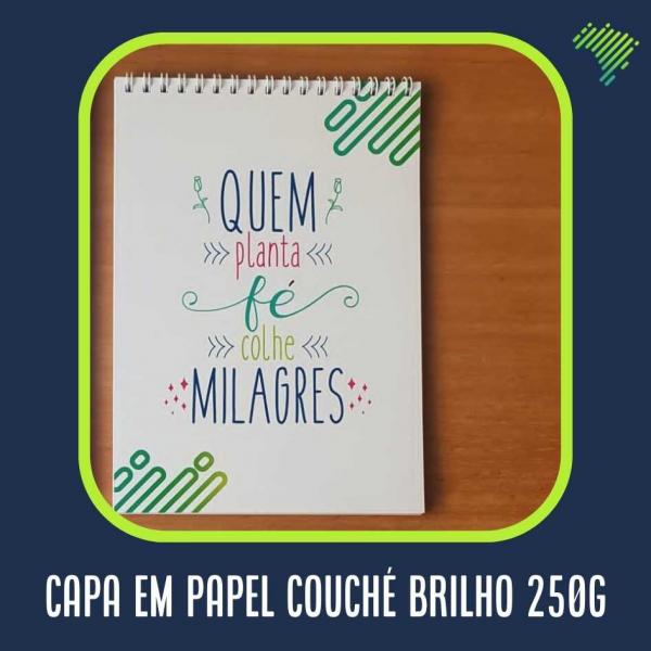Bloco De Notas A5 14 8x21cm Encadernação Com Espiral Ou Wire O